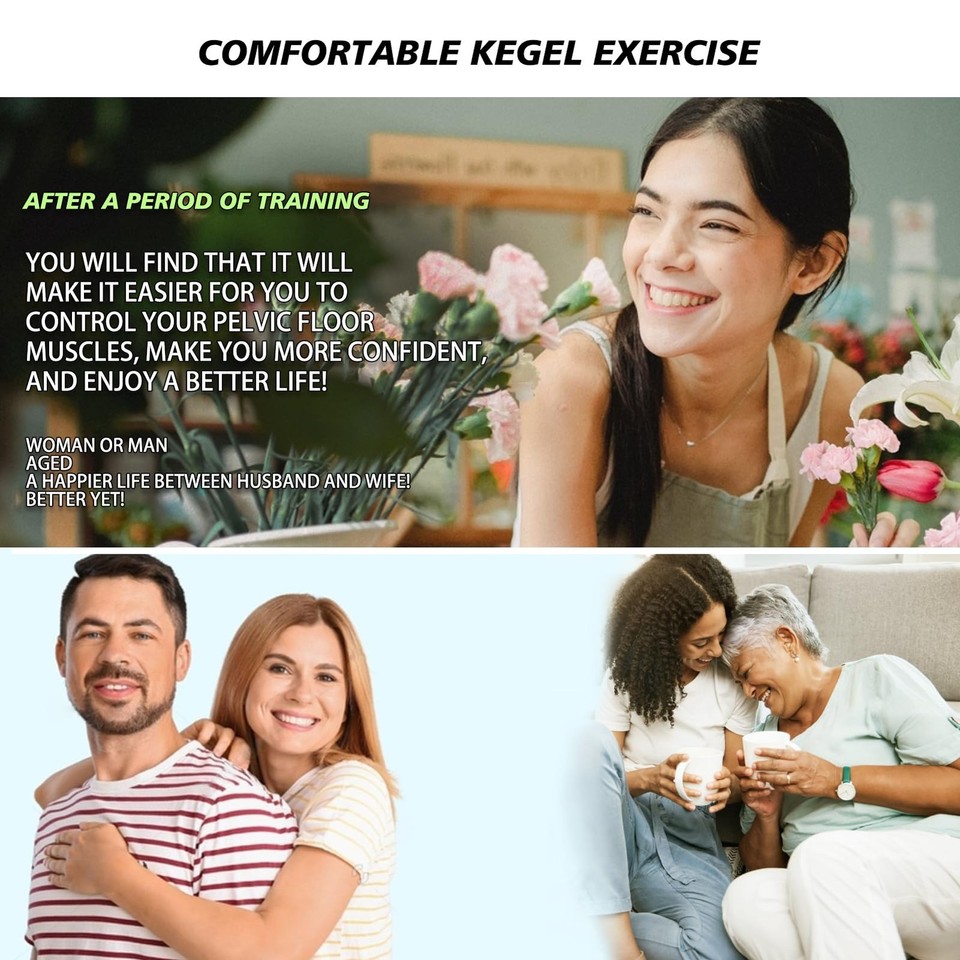 Kegel Exerciser for Tightening&Strengthening Muscle Control Training ...