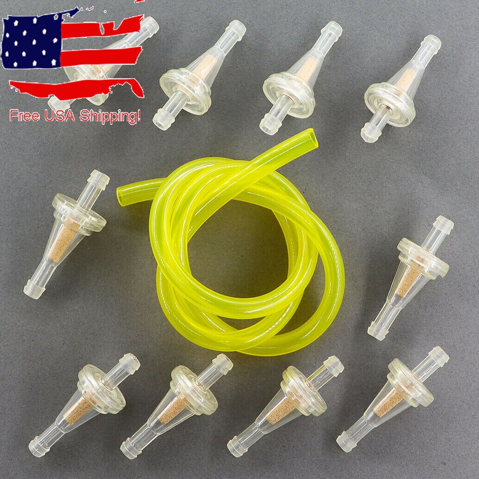 10x Fuel Filter + 2ft Line For BMW Airhead r75/5 r75/6 r90s r100rs r69S ...