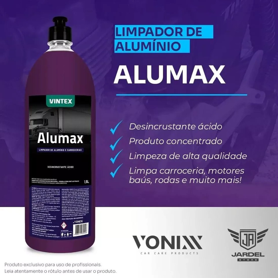 Vonixx Alumax Concentrate for Vehicle Automotive Wheels Aluminum ...