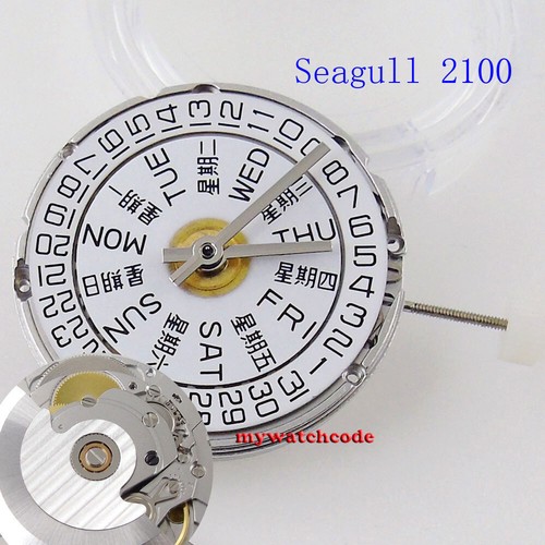 25 Jewels ST2100 Automatic Movement Replacement ETA 2836 movement Day ...