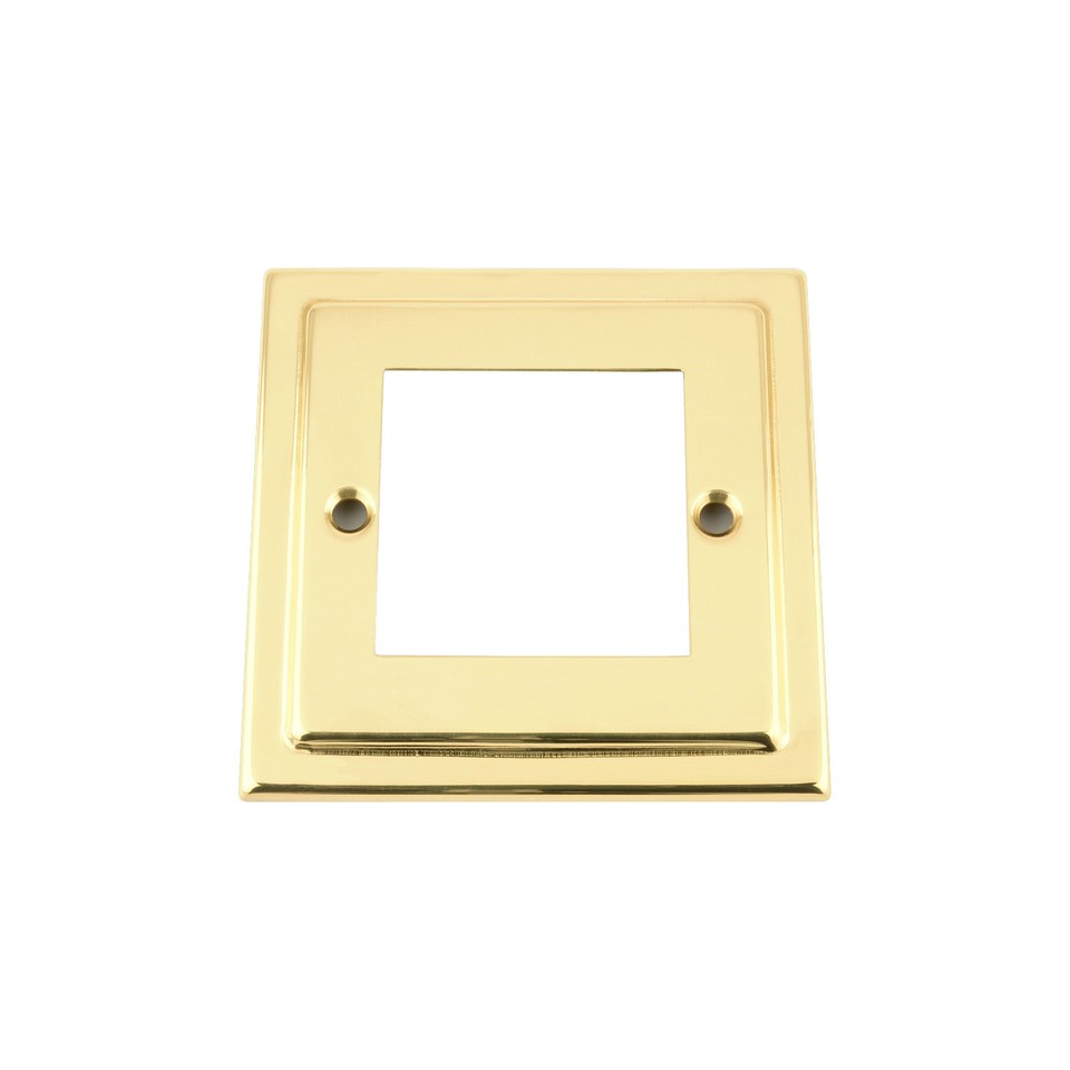 Grid Outlet Modular Wall Face Plate Data Plate Victorian Style Polished ...