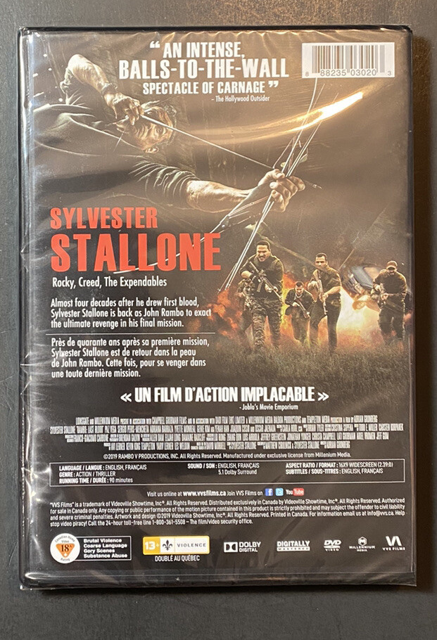 Rambo [ Last Blood ] (DVD) NEW | eBay