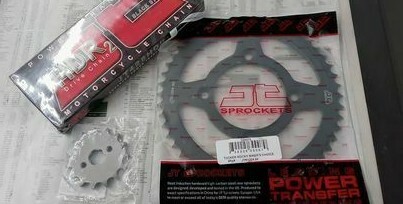 HONDA CRF100F CRF 100 F 2004-2013 NEW SPROCKET 15 (+1)/50 SET & JT HDR ...