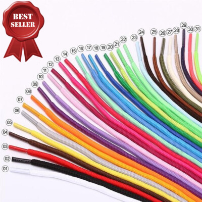 Lacets Colorés Cordon Corde Ronde 5 Pièces Unisexe Bricolage Lacet ...