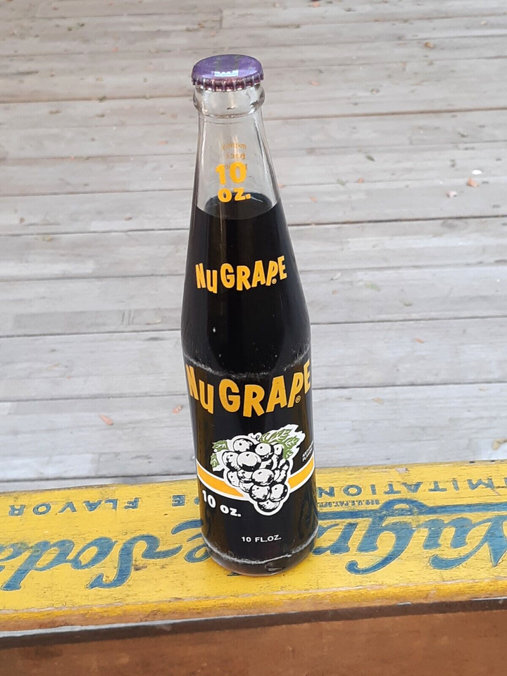Vintage 1950'S UNOPENED 10 OZ Nugrape Soda Bottle | eBay