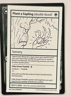 MTG | Plant a Sapling (Playtest) | (NM) Mystery Booster 2 (MB2) | eBay