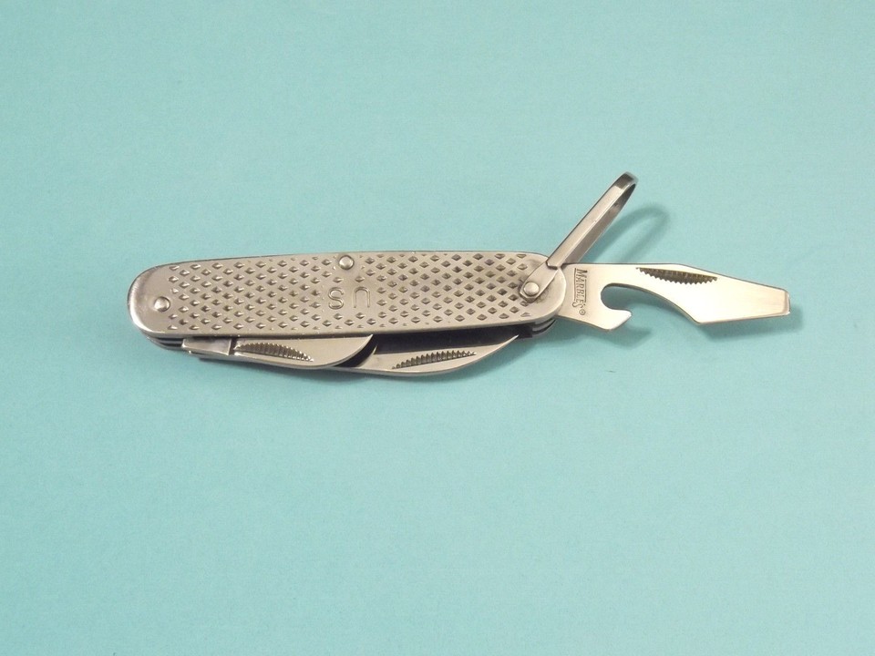 Marbles MR278 GI UTILITY stainless folding pocket knife / bail 3 5/8 ...