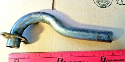 154-2159 ONAN EXHAUST ADAPTER TUBE 1-1/8 "OD PIPE " FLANGE BOLT HOLES 2 ...