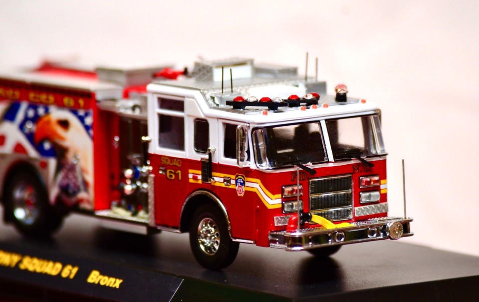 Code 3 FDNY Pierce Squad 61 *** Custom Built *** | eBay