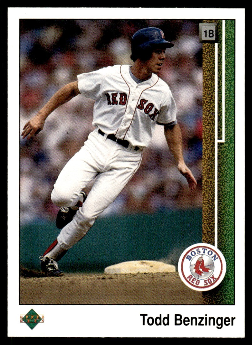 1989 Upper Deck #184 Todd Benzinger Boston Red Sox | eBay