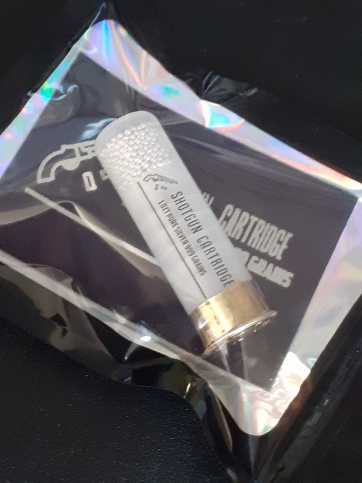 1 oz Silver Bullet Shotgun Shell 12 Gauge -Silver Grain .999 Fine | eBay