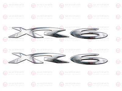 XR6 Badge Pair Set For Ford Falcon BA BF FG - Rear Boot or Side Skirt ...