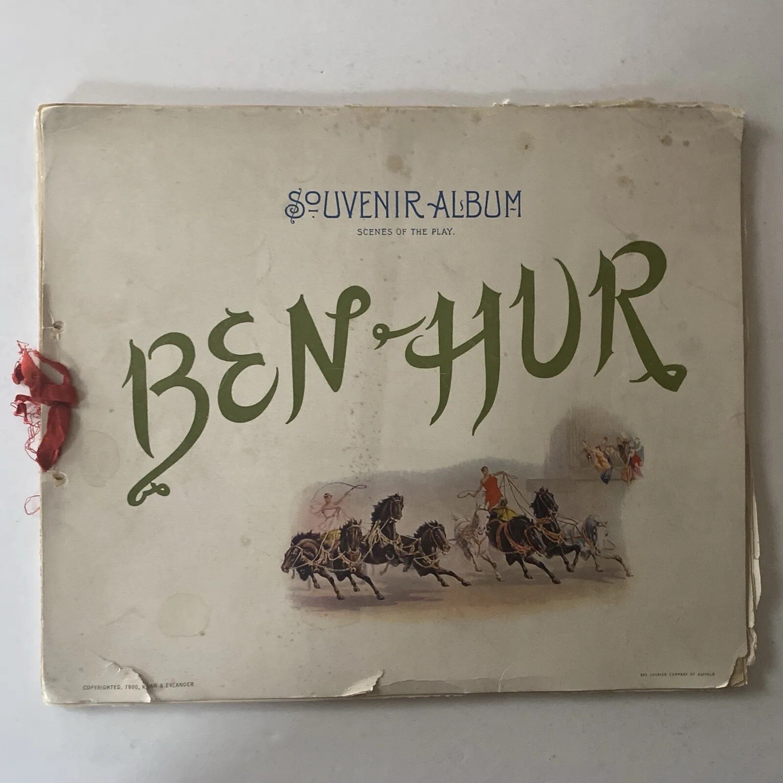 1900 BEN-HUR Souvenir Album Klaw & Erlanger's Gen. Lew Wallace's ...