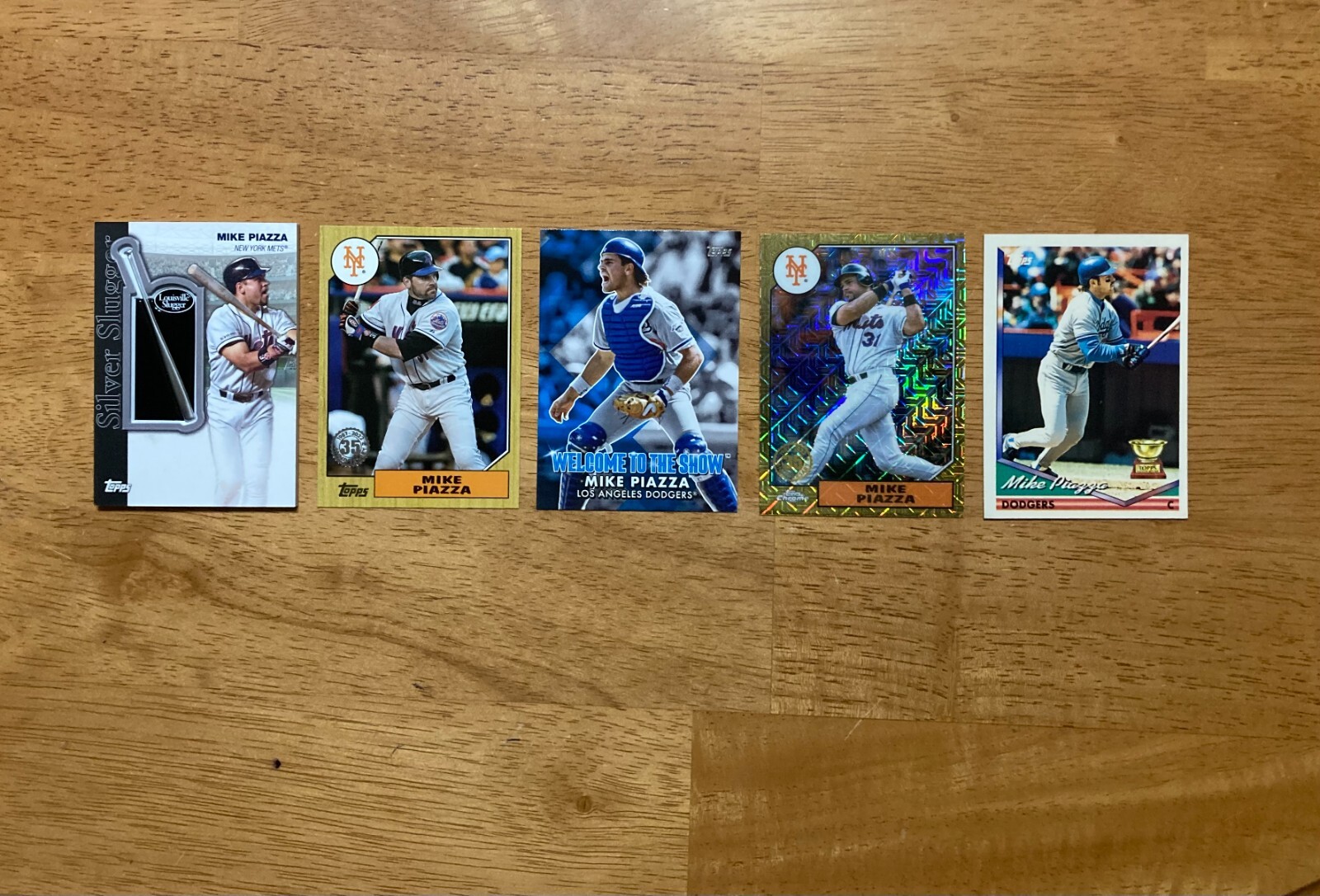 Mike Piazza 2022 Topps 4 cards w-1994 Topps Rookie Cub, Silver Slugger ...