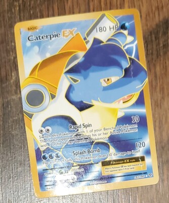 Blastoise misprint as Caterpie 2016 EX | eBay