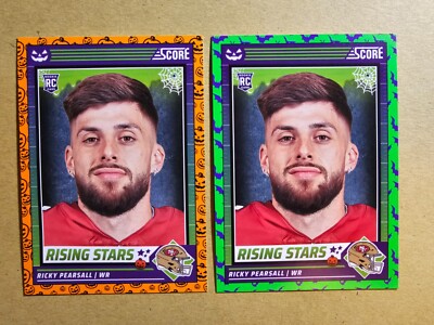 2024 Score-A-Treat Ricky Pearsall Rising Stars Pumpkin & Green Bats ...