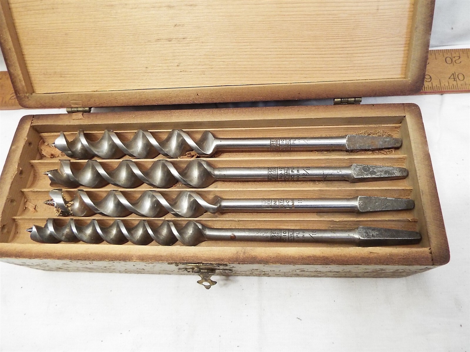 Russell Jennings Brace Auger Drill Bit 32-1/2 Quarters Wood Stanley ...