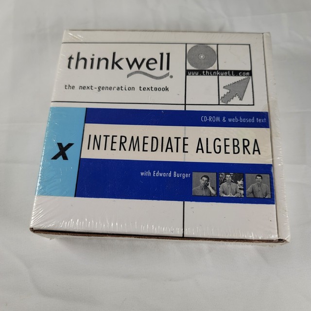 Thinkwell's Precalculus : With Edward Burger by Edward Burger (2000, CD-ROM) for sale online | eBay