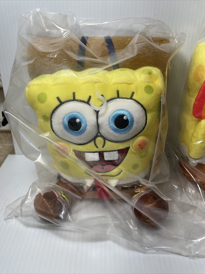 Spongebob 8" Plush Toy NWT Lot Of (3) In Factory Sealed Bag | eBay