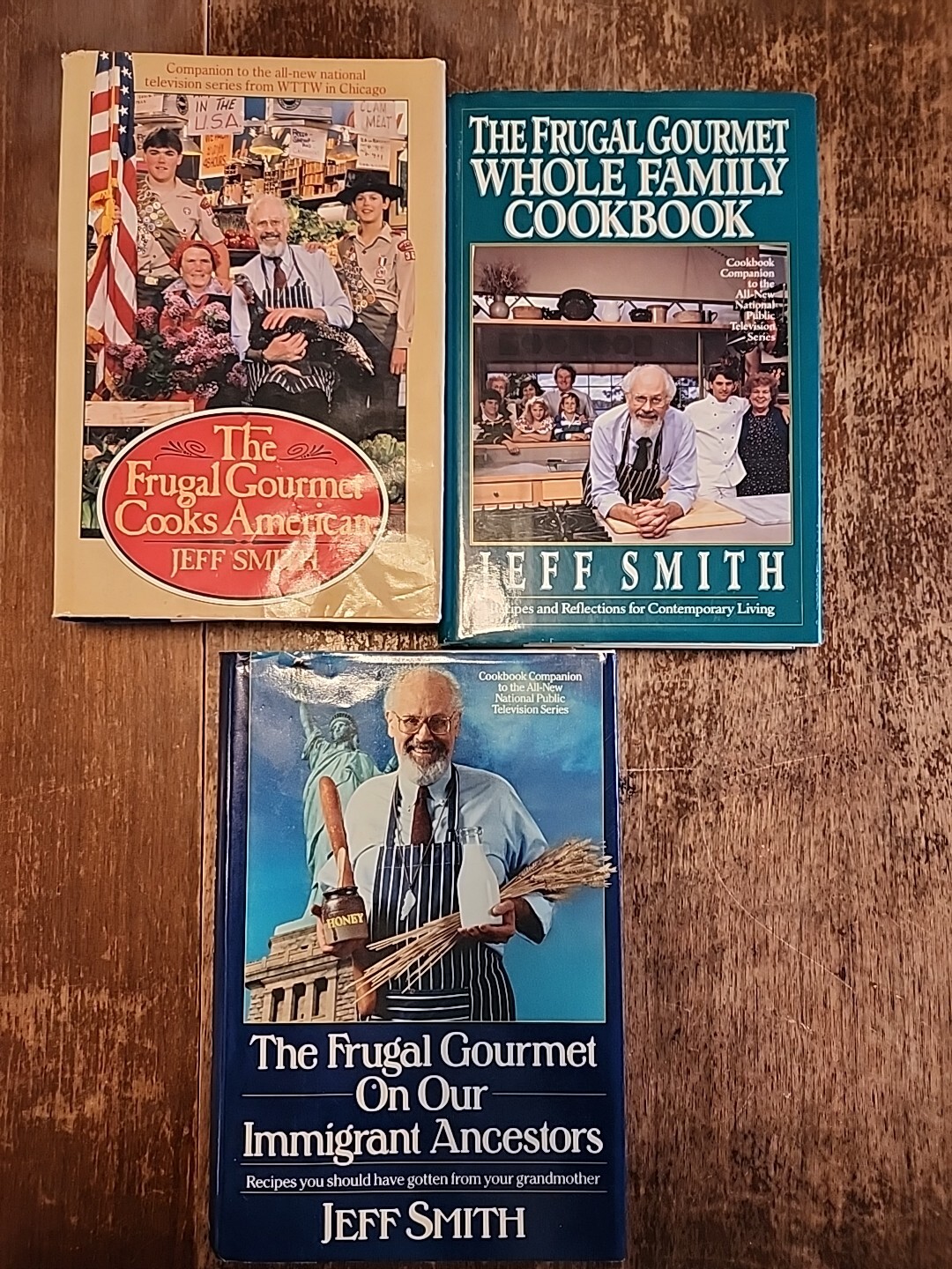 Frugal Gourmet Set Of 3 Books AMERICAN IMMIGRANT WHOLE FAMILY | eBay