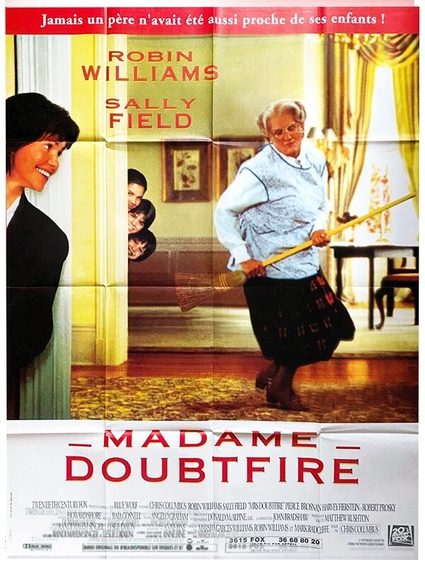 Robin Williams Mrs Doubtfire Poster