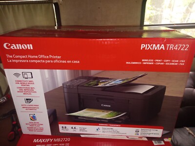 Canon PIXMA TR4722 Inkjet Printer - all in one print fax copy scanner ...