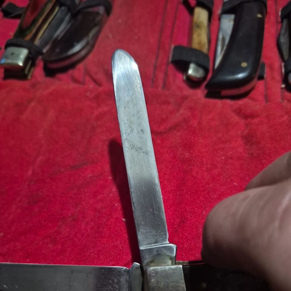 1985 Case XX 6254 2 Blade Pocket Knife Bone Hnadles 4 1/8" used great ...