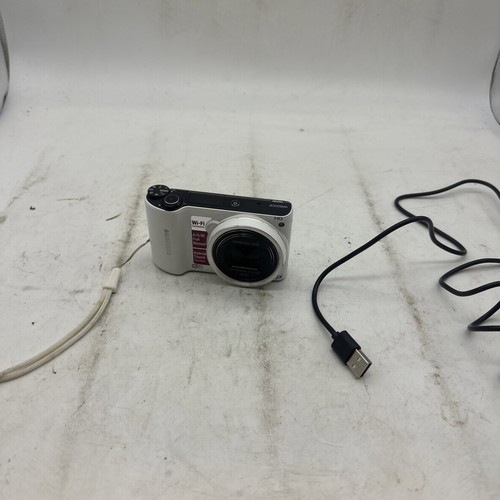 Samsung WB200F Digital Camera 14MP 18x Optical Zoom CCD Sensor White | eBay