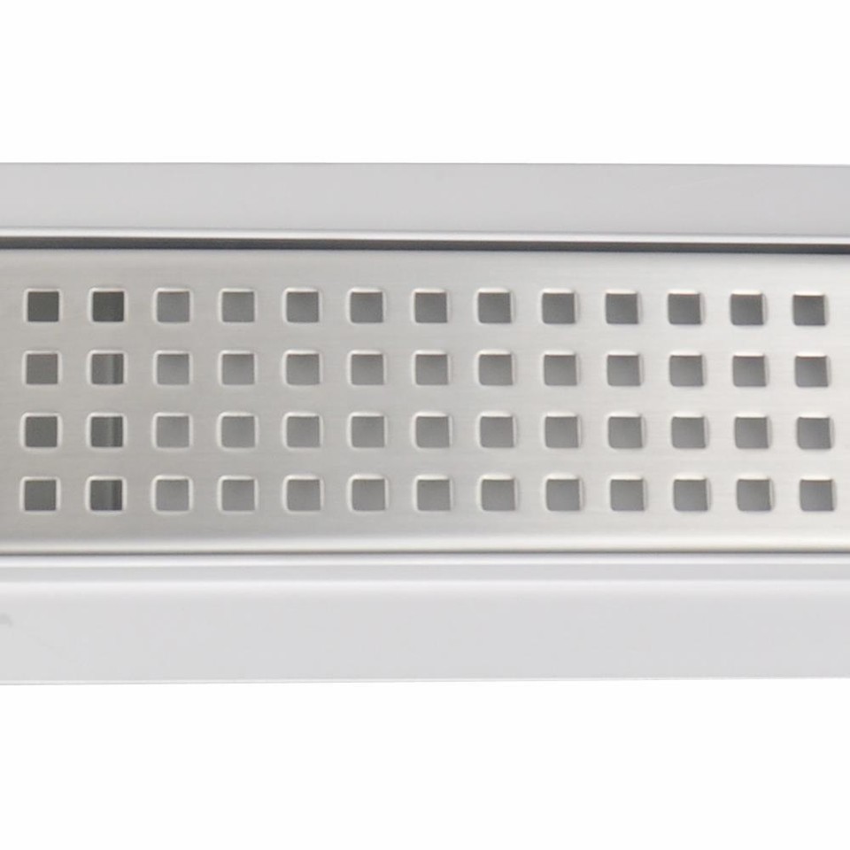 500mm Linear Shower Drain Stainless Steel Wetroom Channel Gully (Design ...