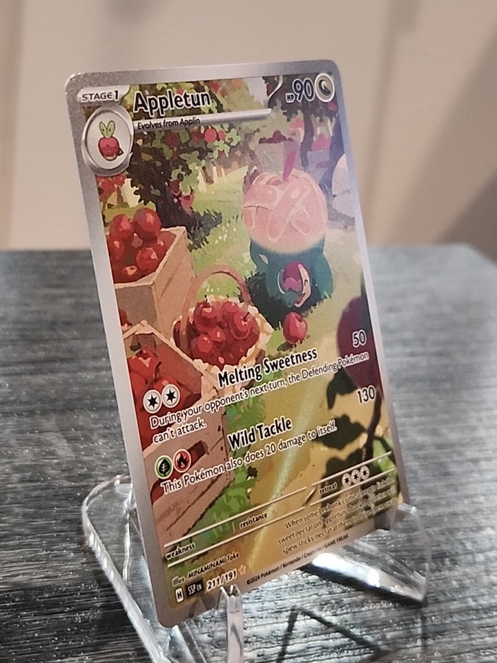 Pokémon, Appletun, #211/191, Surging Sparks, Illustration Rare, No Play ...