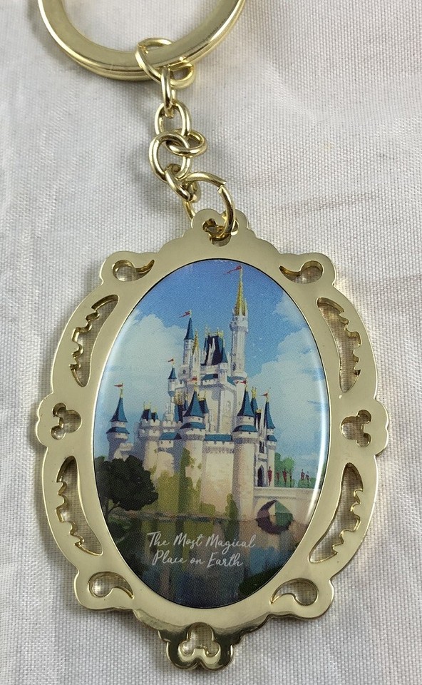 Disney Parks Castle The Most Magical Place on Earth WDW Keychain Day ...