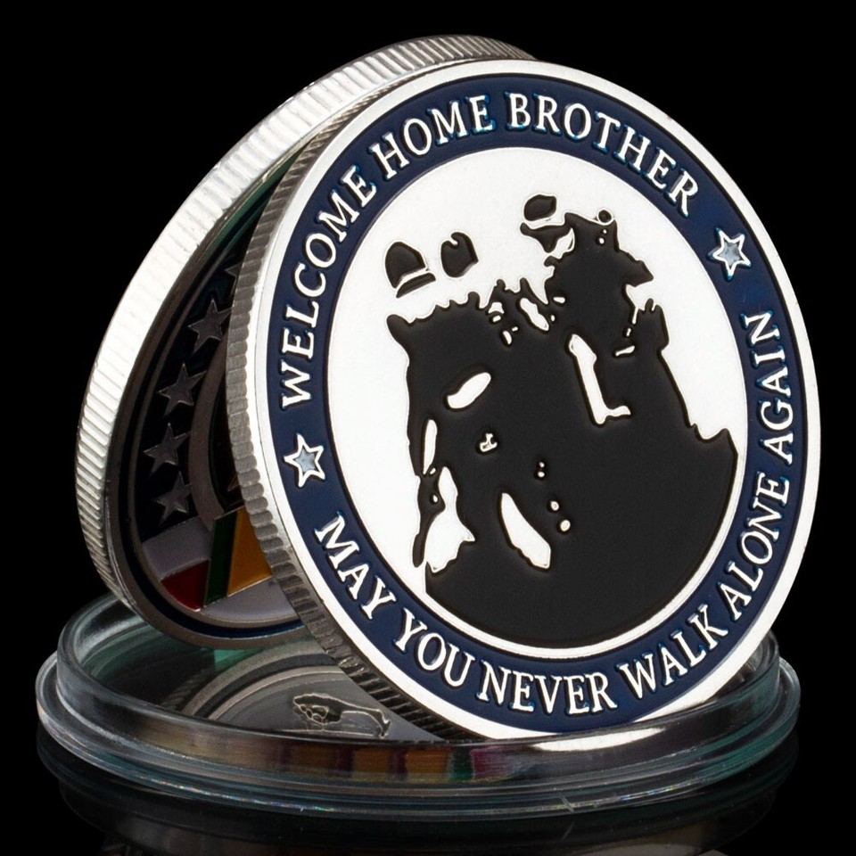 Vietnam War Veteran Welcome Home Brother Challenge Coin Military ...
