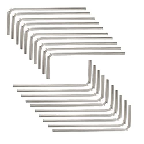 20pcs 3/32" Hex Key Wrench 2.5mm L Shaped Allen Wrench Metric Hex Key ...