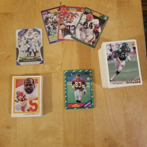 Football Cards Lot of 210+ Cards Used Various Manufacturers (See ...