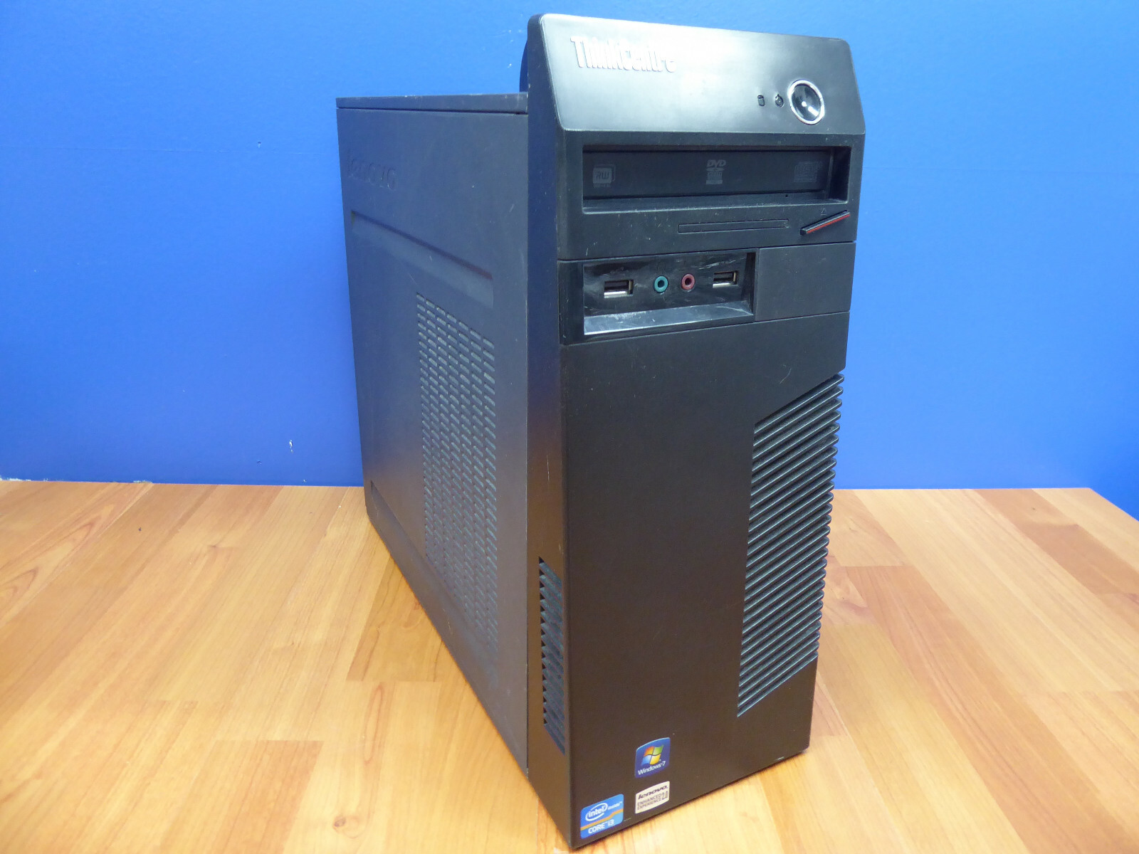 LENOVO THINKCENTRE M71e TOWER PC INTEL i3-2120 3.30GHz 8GB 500GB WIN 10 ...