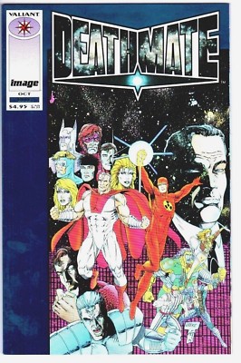 October 1993 Image Valiant Comic DEATHMATE BLUE Battlestone Magnus ...