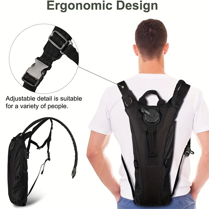 3L Water Bladder Bag Hydration Backpack Pack Hiking Camping Cycling ...