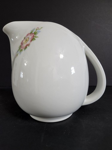 Vintage Hall's Superior Quality Kitchenware Rose Parade White Pitcher ...