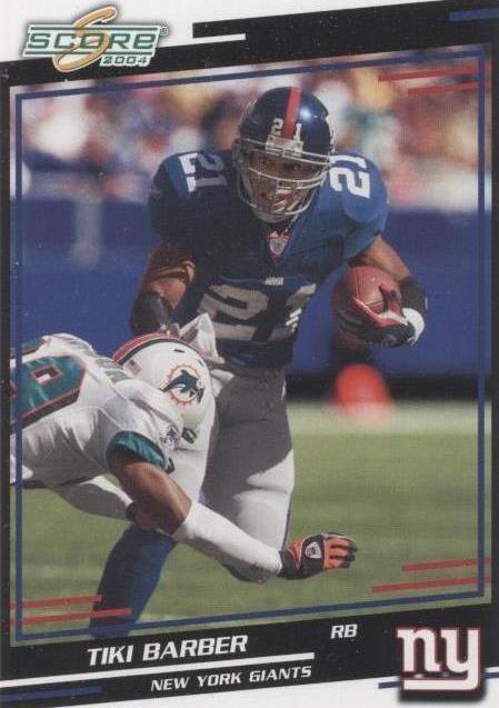 2004 Score - Tiki Barber #207 for sale online | eBay
