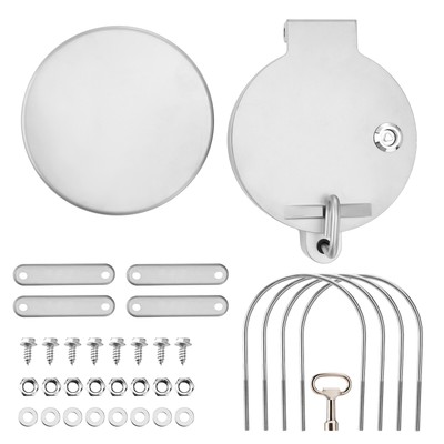 Silver Conduit Carrier Kit for 6" PVC Pipe Van SUV Rack Mount Ladder ...