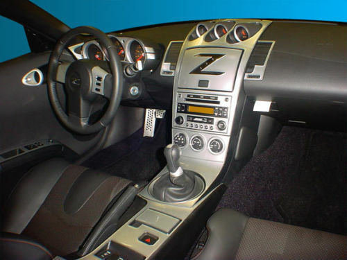 INTERIOR SILVER ALUMINUM DASH TRIM KIT FOR NISSAN 350Z 350 Z Z33 2006 ...