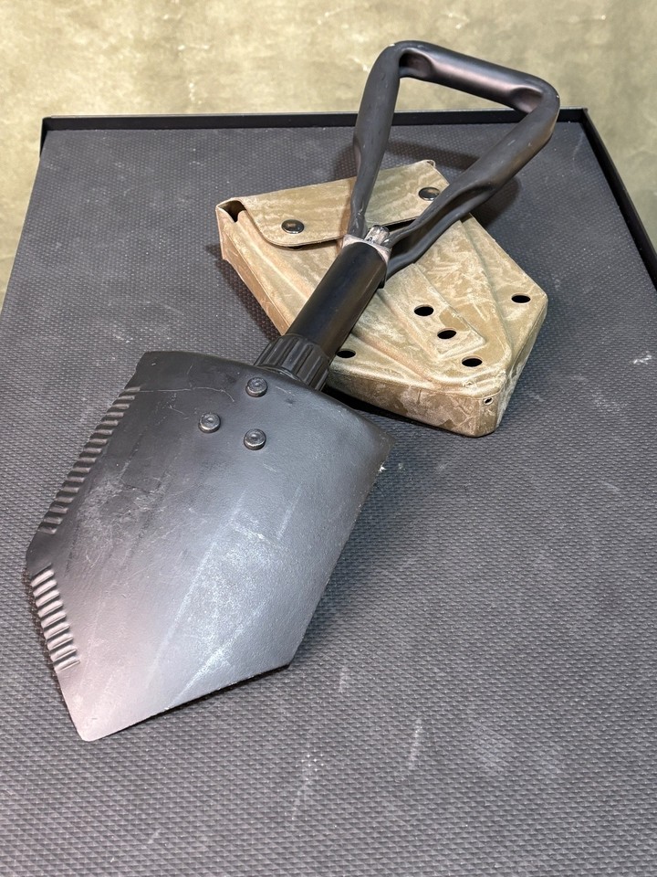 Ames / LHB GENUINE US Military ENTRENCHING TOOL E-TOOL FOLDING SHOVEL ...