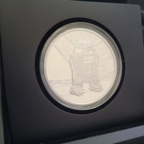 Niue New Zealand 2016 Star Wars R2-D2 PROOF 1 oz Silver Coin $2 w/COA ...
