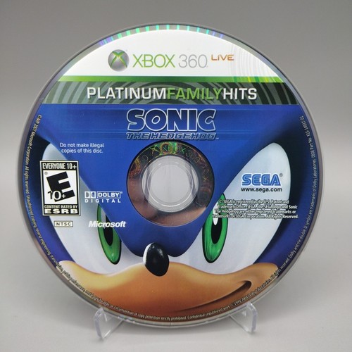 Sonic The Hedgehog (Microsoft Xbox 360, 2006) Platinum Hits Disc Only ...