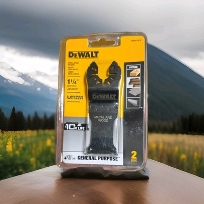 DeWalt DWA4250-2 1-1/4" 2pc Oscillating Blade General Purpose NEW ...