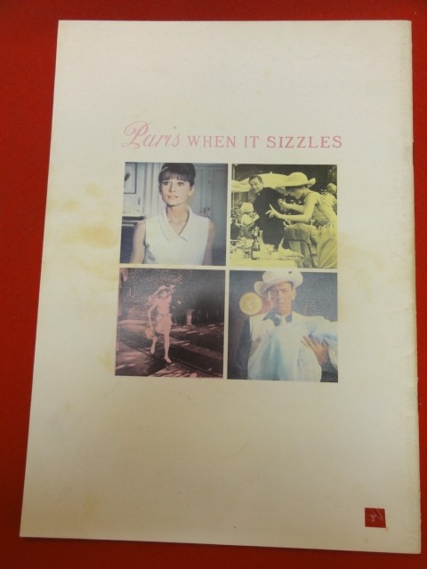 05638 Together in Paris A4 pamphlet Audrey Hepburn William Holdentney ...