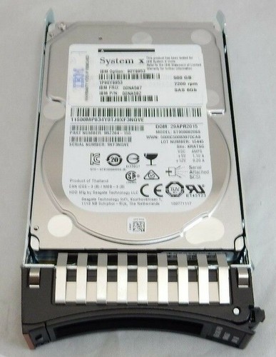 IBM 2.5" SAS 500G 7.2K 6Gb/s 90Y8953 00NA587 00NA592 HDD HARD DRIVE | eBay