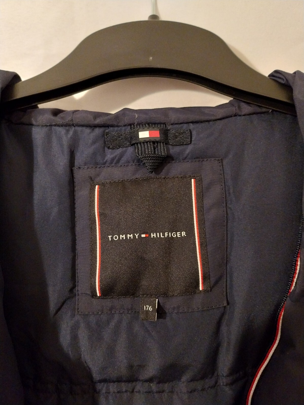 Tommy Hilfiger Long Parka Coat Size 176 Or Fit Mens Size M Blue ...