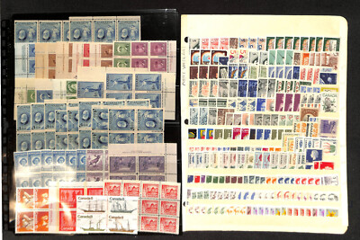 Canada Stamp Collection on 7 Stock Pages, Interesting Mint Stock | eBay