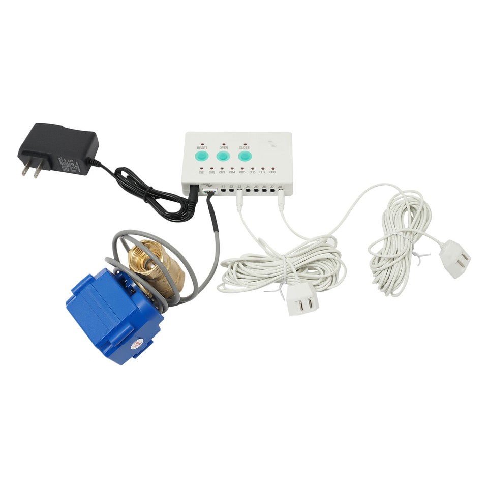Automatic Water Leak Detector with Sensors and Shut-off Valve | eBay